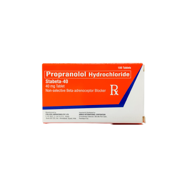 STABETA-40 Propranolol Hydrochloride 40mg Tablet 100's price in the ...